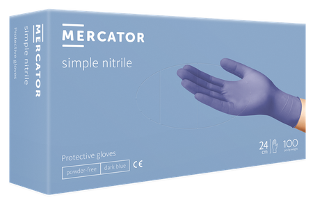 MERCATOR Simple Nitrilhandschuhe 100 stk. | Arbeitshandschuhe ...